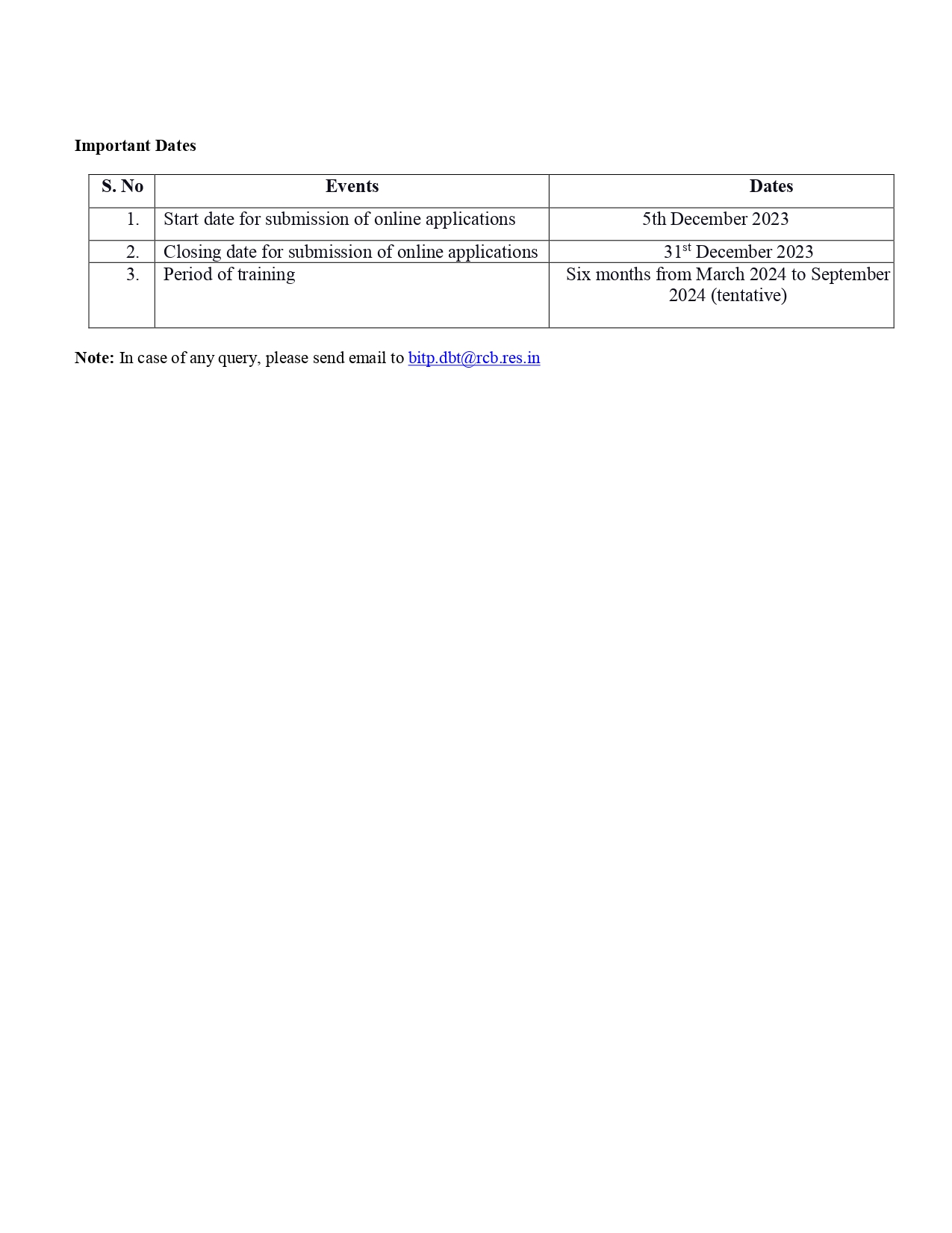 BIOTECH INDUSTRIAL TRAINING PROGRAMME (BITP) 2023-24 - BIOTECH WORLD INDIA